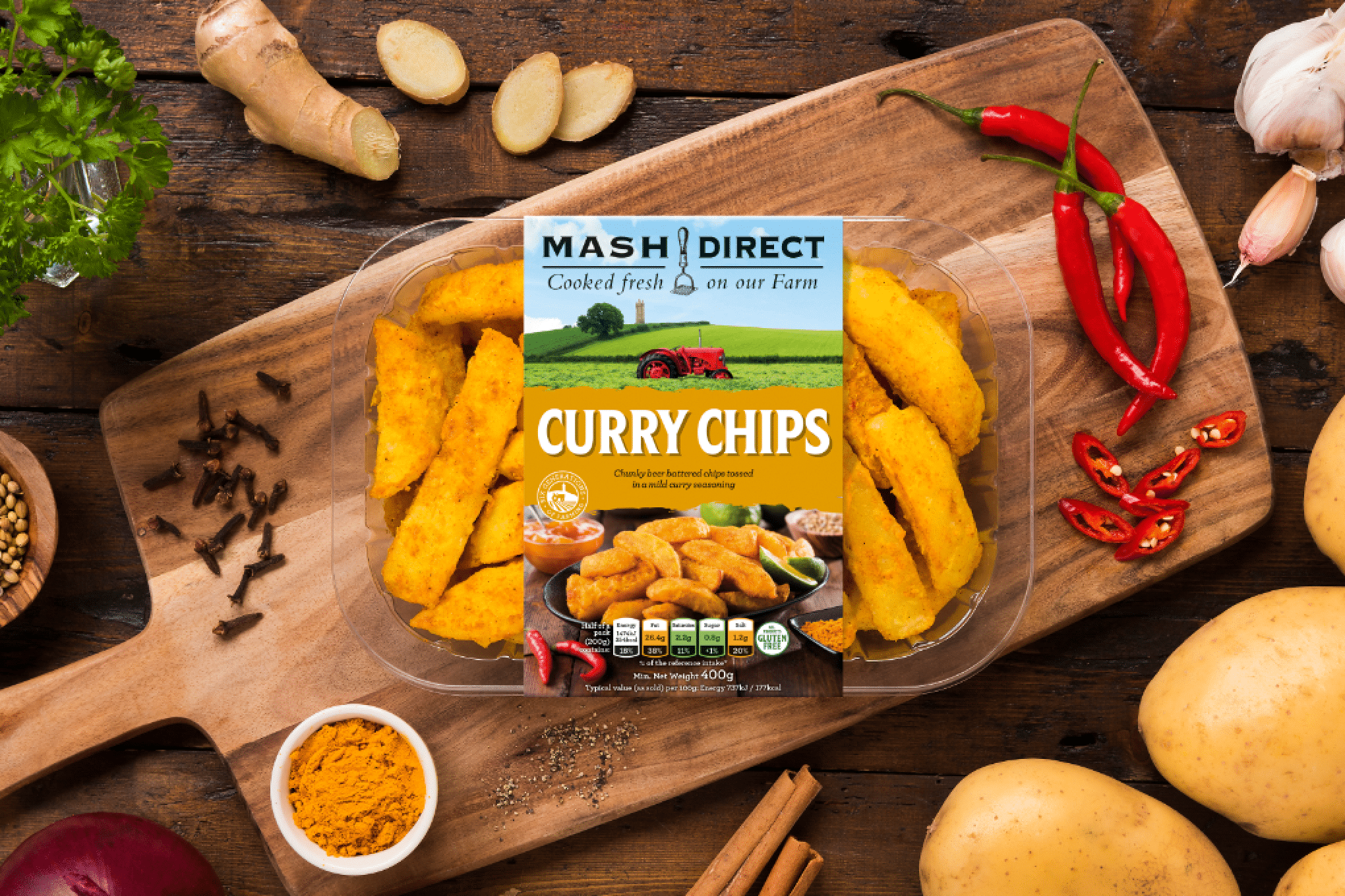 Now releasing: Curry Chips! - Mashdirect Business