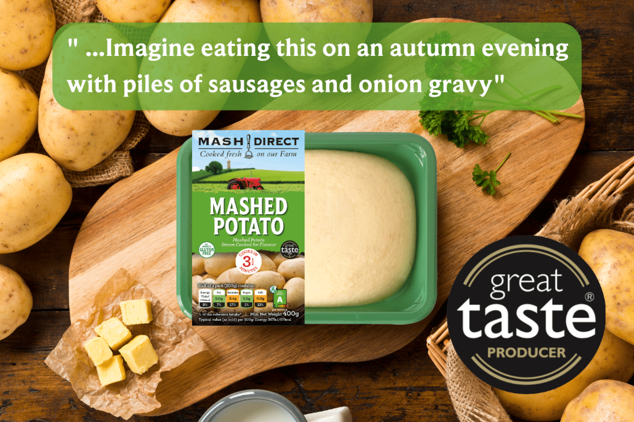 Great Taste Awards 2021 - Mashdirect Business